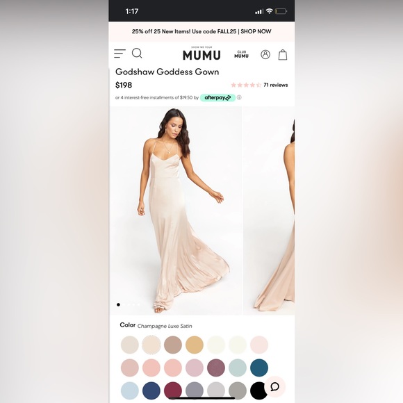 Show Me Your MuMu | Dresses | Champagne Show Me Your Mumu Dress Godshaw ...